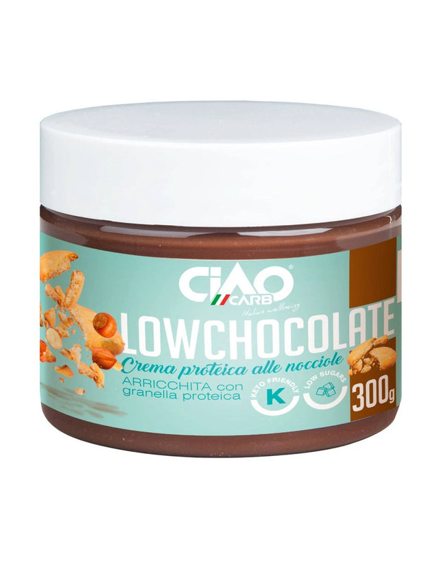 Ciaocarb Low Chocolate Crema Spalmabile 300 Grammi – Onefitstore