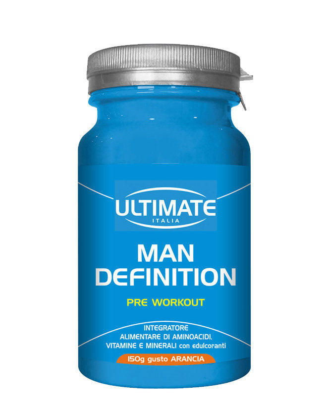 Ultimate Italia Man Definition Pre Workout 150 Grammi Gusto Arancia ...