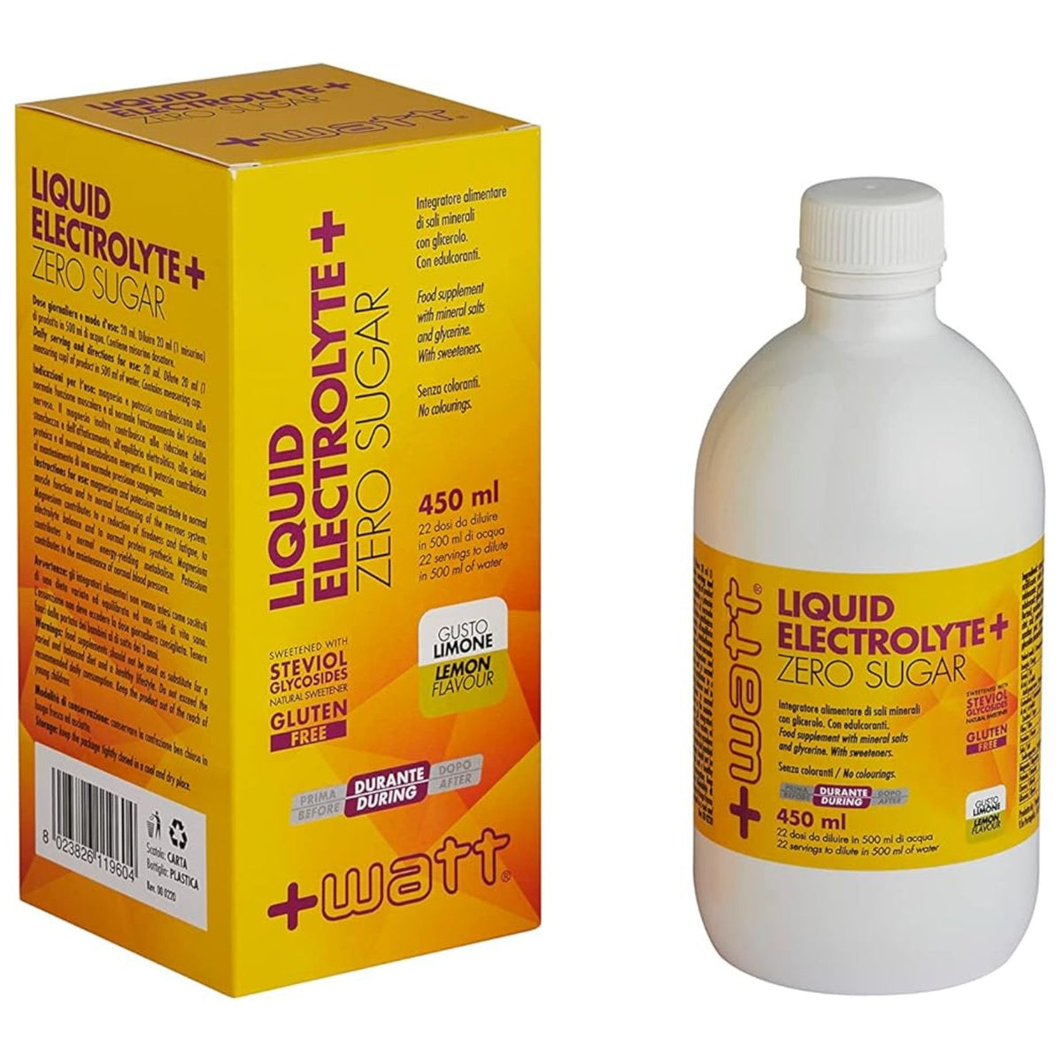 +Watt Liquid Electrolyte+ Zero Sugar 450 Ml – Onefitstore