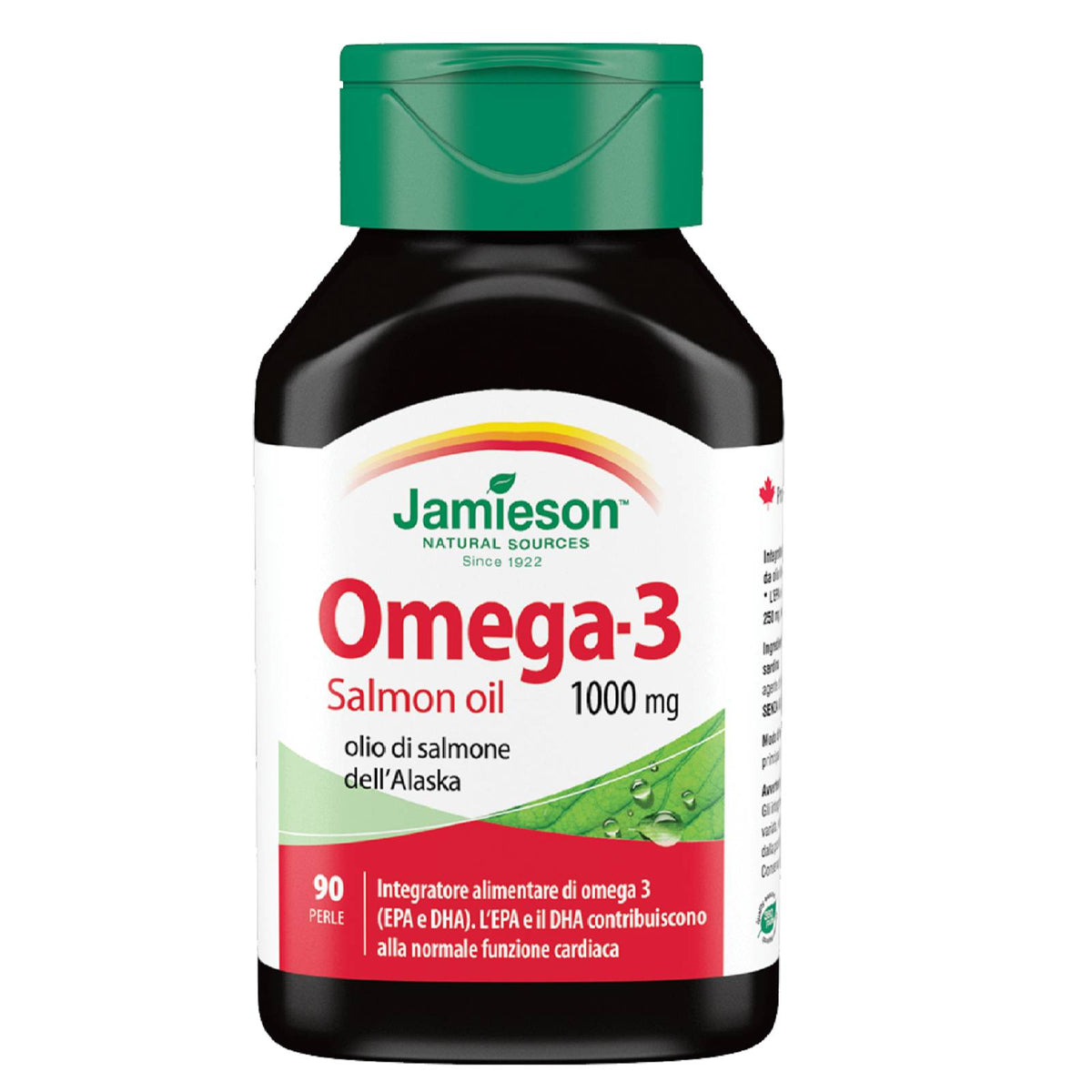 JAMIESON OMEGA 3 SALMON OIL 1000 MG 90 PERLE – Onefitstore
